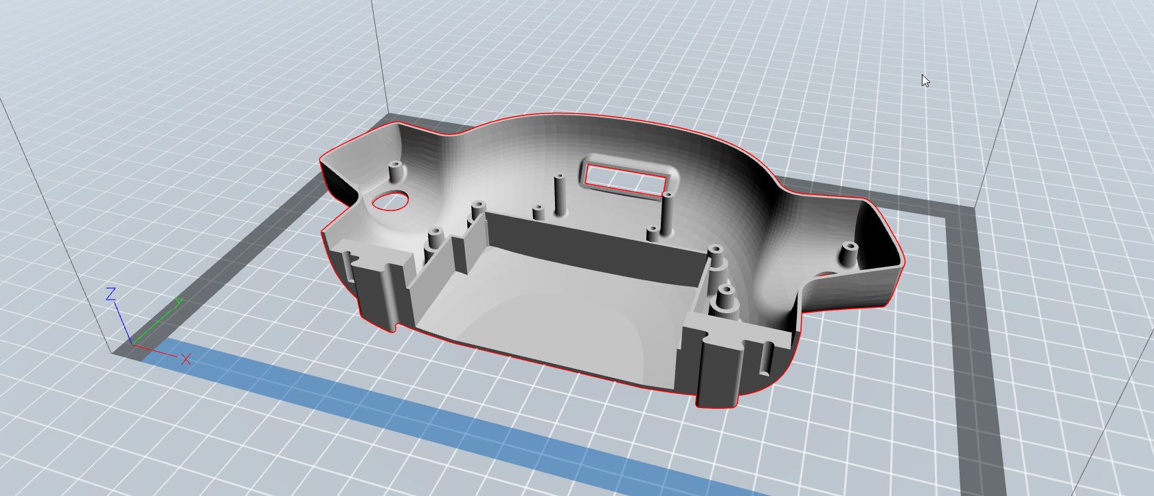 FlashForge Dreamer – Body Front part – stl file | Anim4Bot